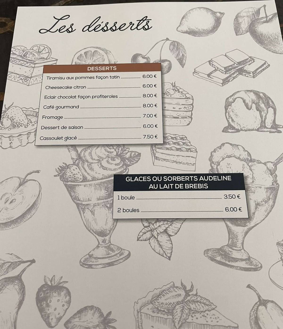 Menu au L'Atelier MT restaurant, Castelnaudary, 90 Av. Mgr de Langle