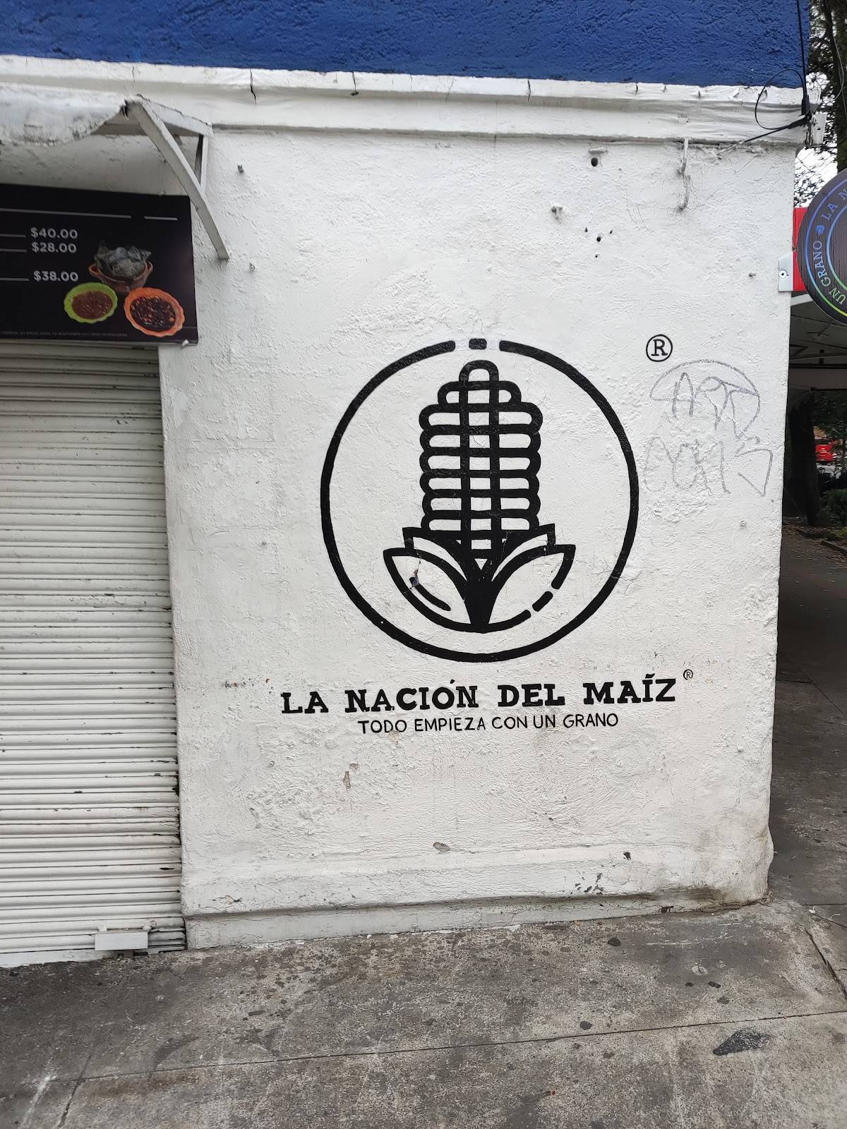 Menu at La Nación del Maíz restaurant, Mexico City