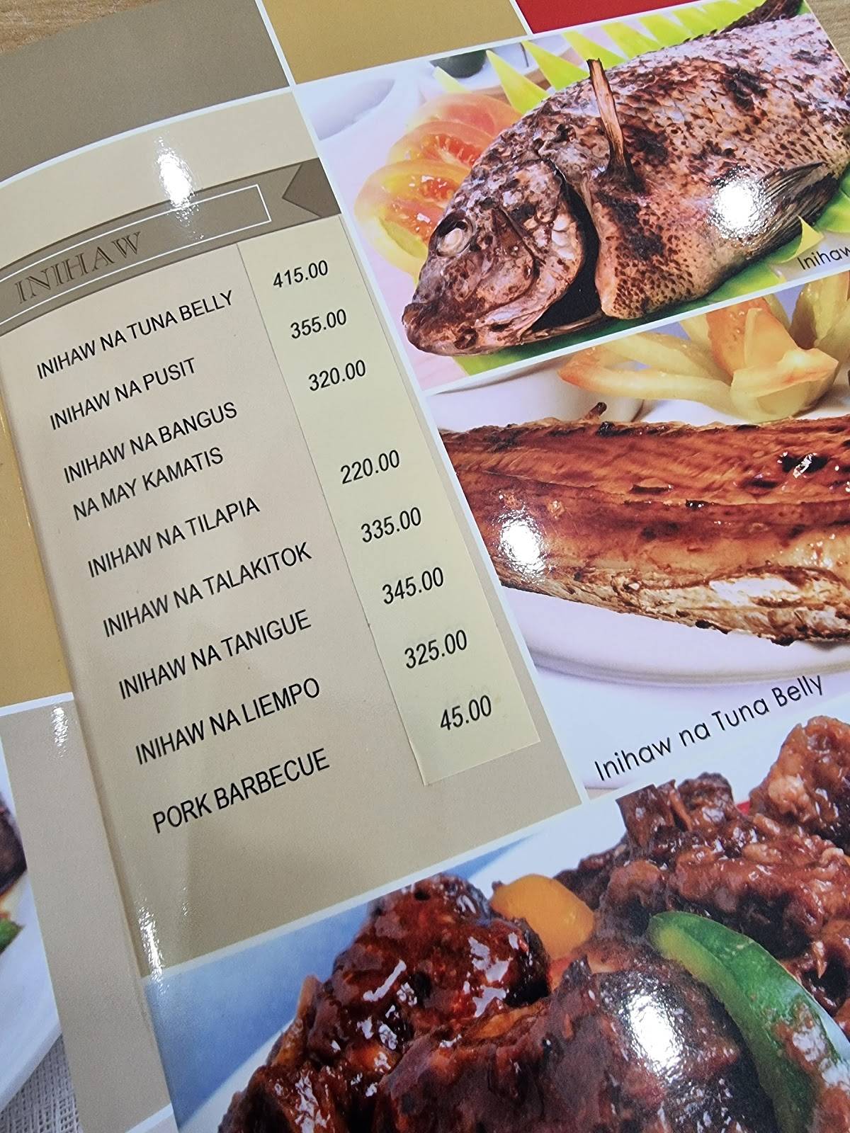 Menu at Lipa Grill restaurant, Lipa