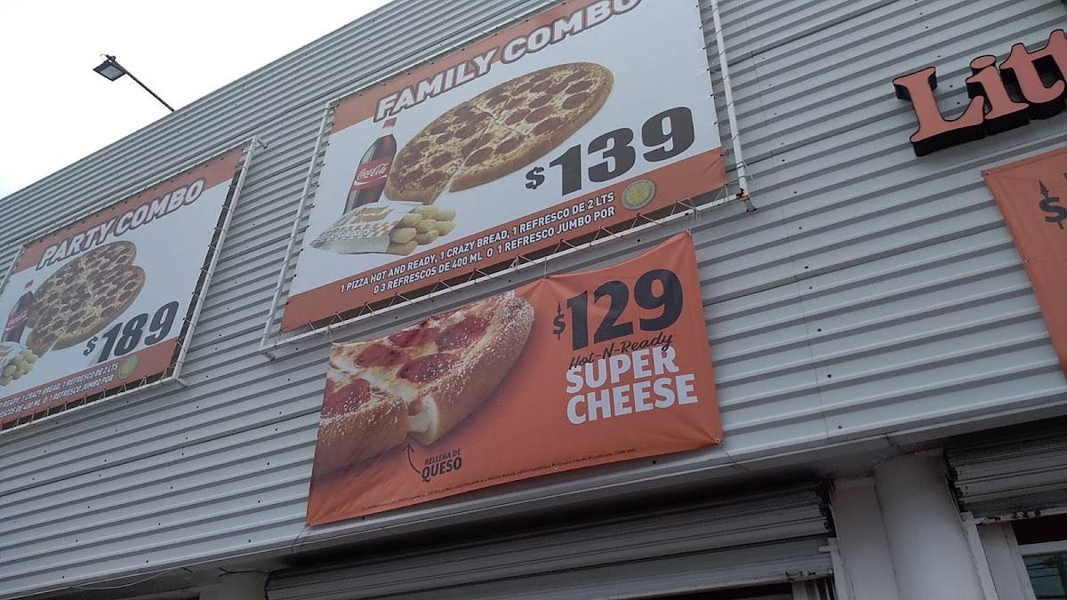 Carta de pizzería Little Caesars Pizza, Cancún, Av. Kabah Mz. 2 Lote 3