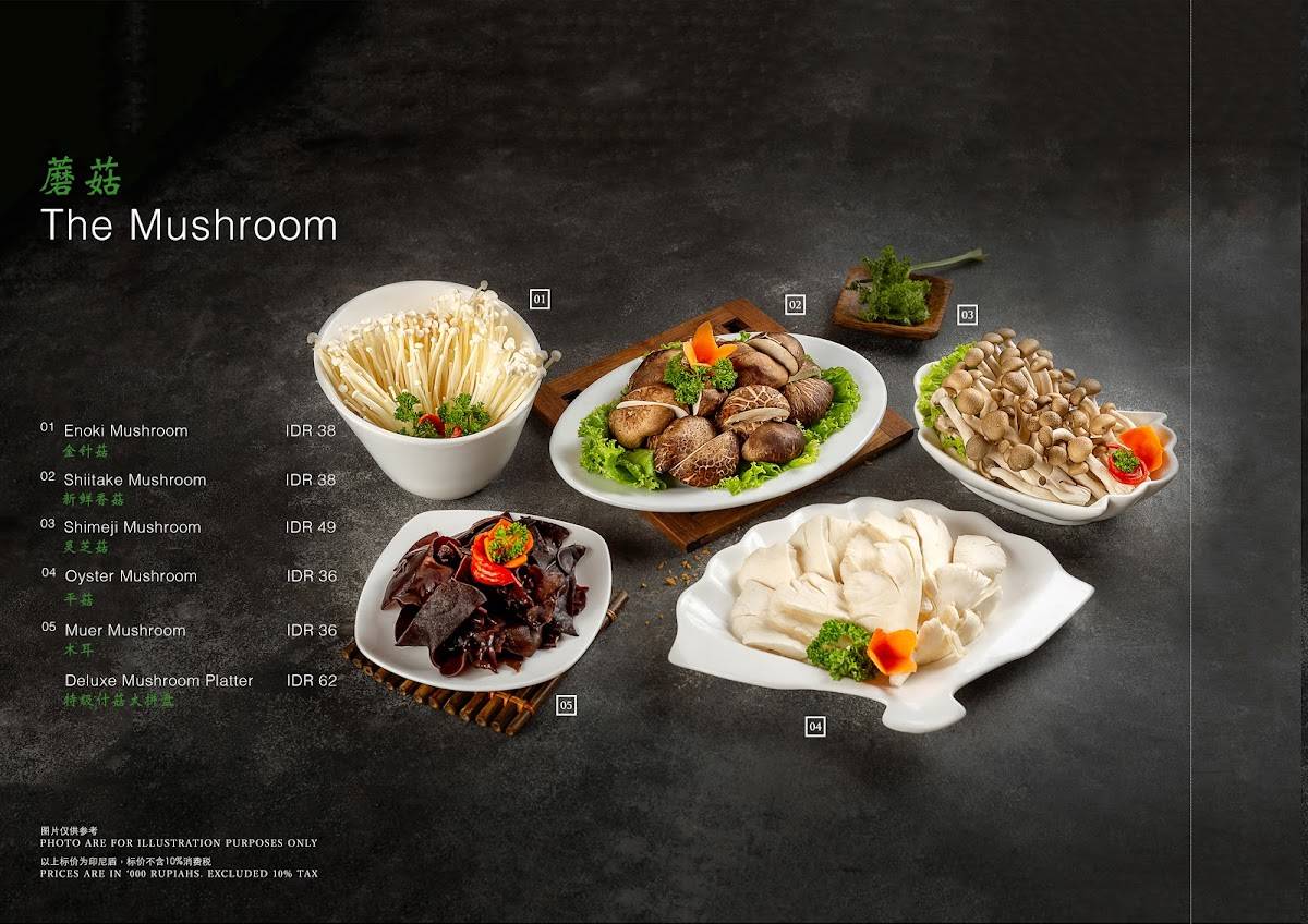Menu at Little Sheep Hot Pot restaurant, West Jakarta, Apartment Complex