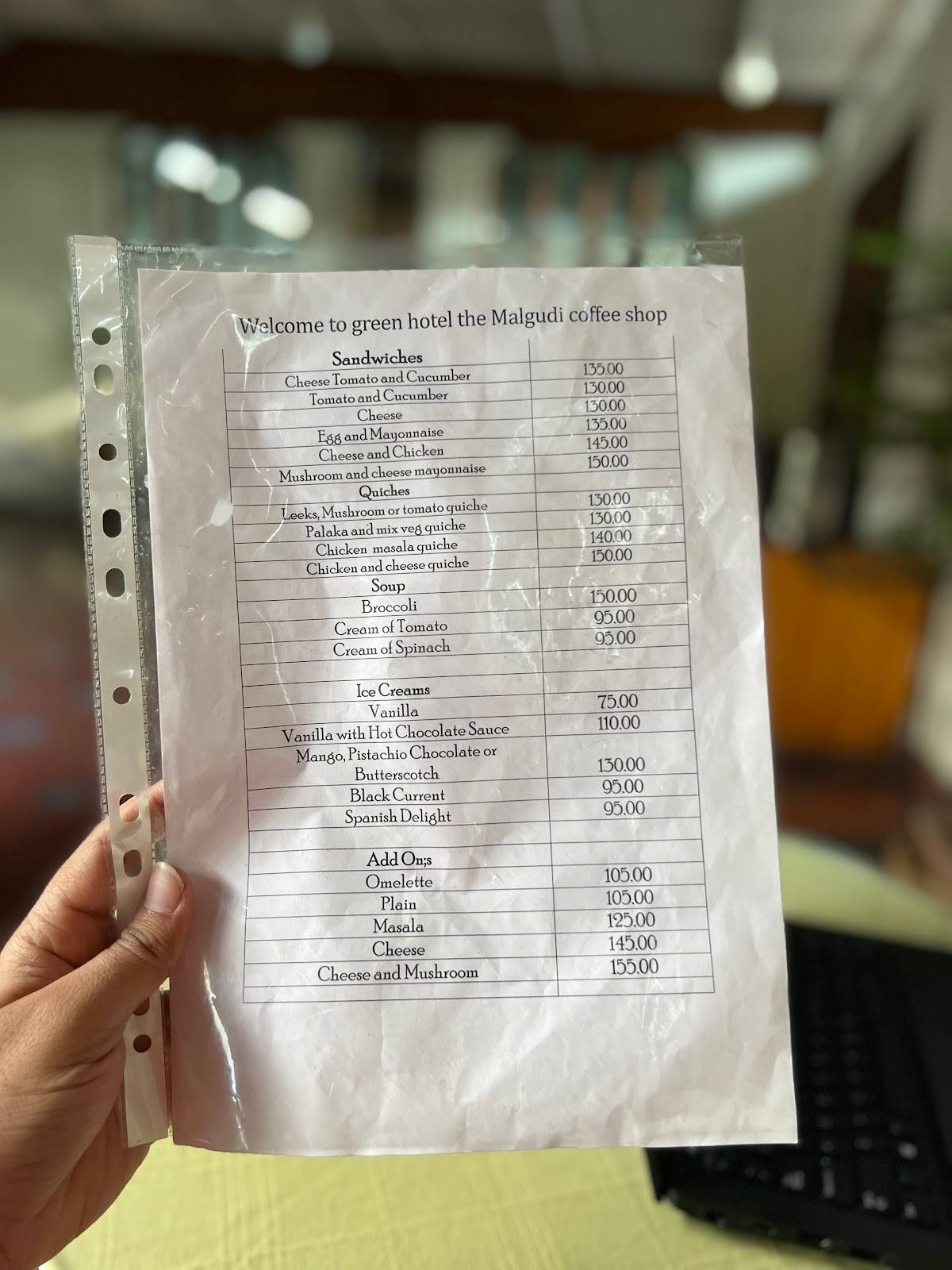 Menu at Malgudi Coffee Shop & Bakery, Mysuru, 81