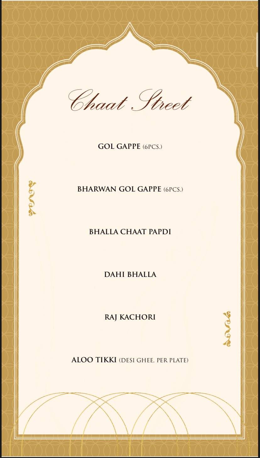 Menu at Mannat Haveli Murthal, Murthal