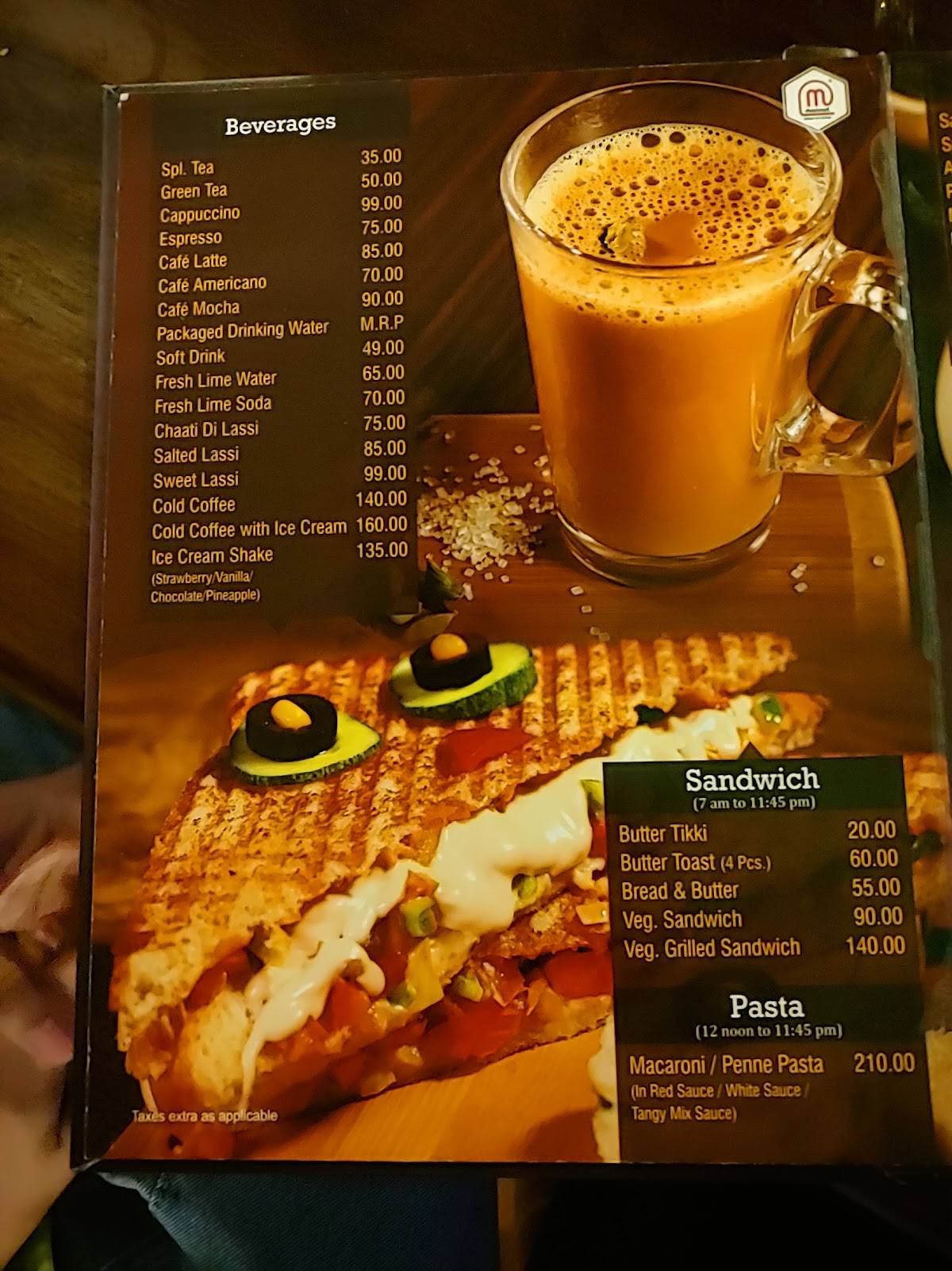 Menu at Mannat Haveli Murthal, Murthal
