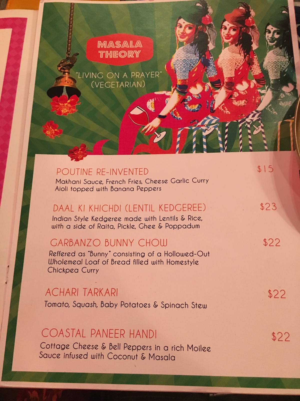 Menu at Masala Theory - Surry Hills restaurant, Surry Hills