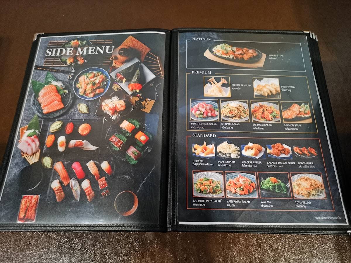 Menu at Masaru Shabu & Sushi Buffet restaurant, Bangkok, 943 19 Pradit ...