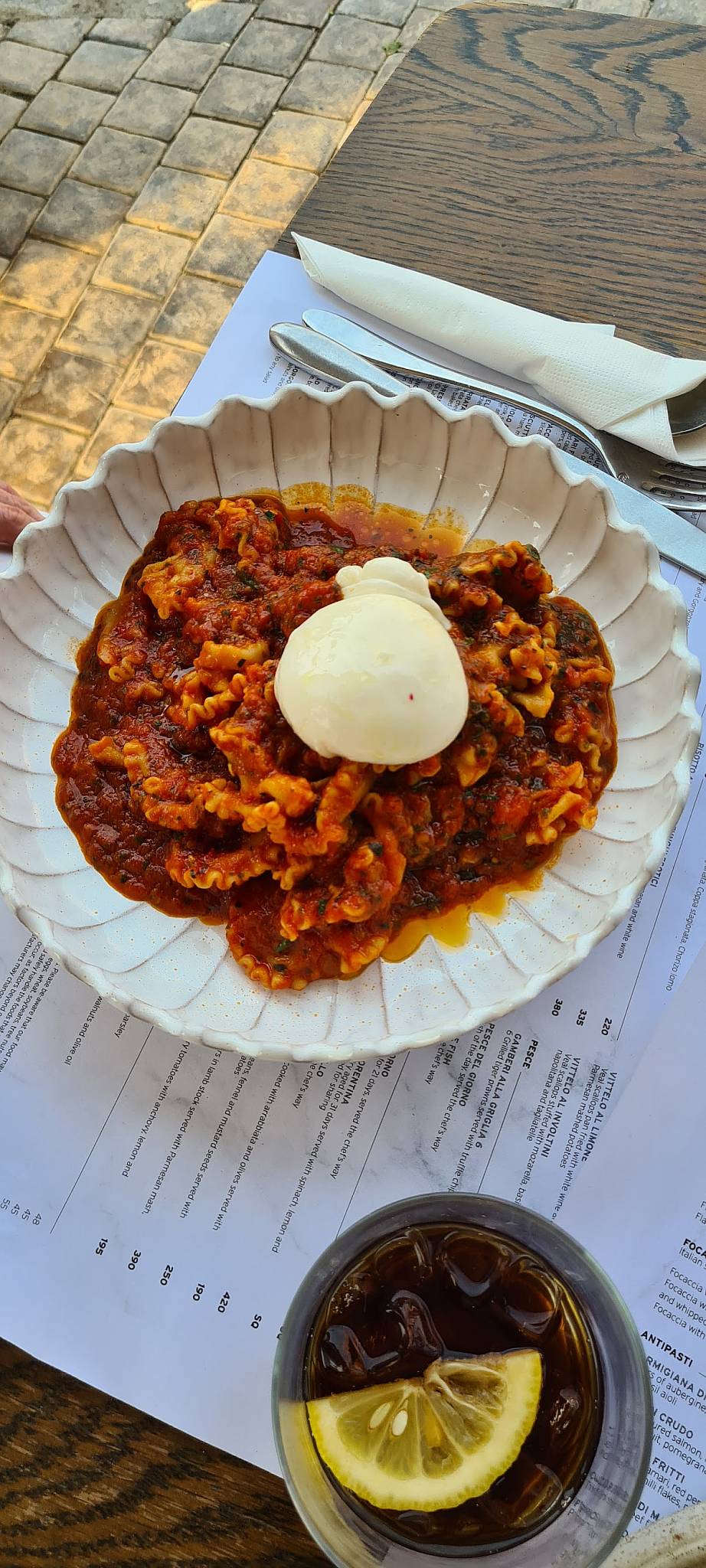 Menu at Modena Italian Eatery restaurant, Randburg