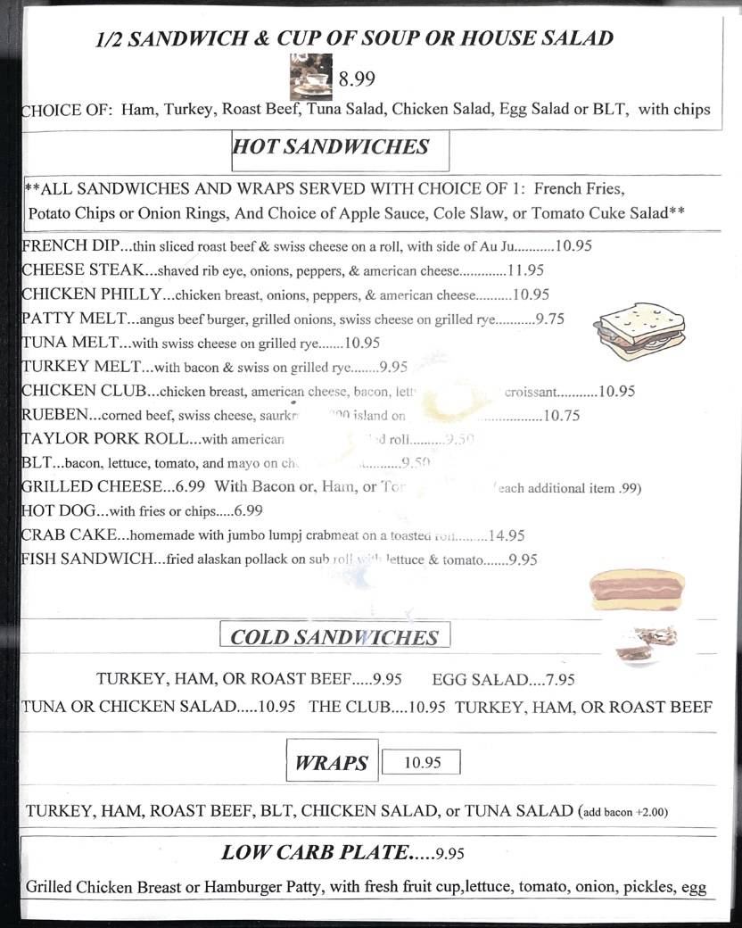 Menu at Nettie’s Roadside Restaurant, Vero Beach