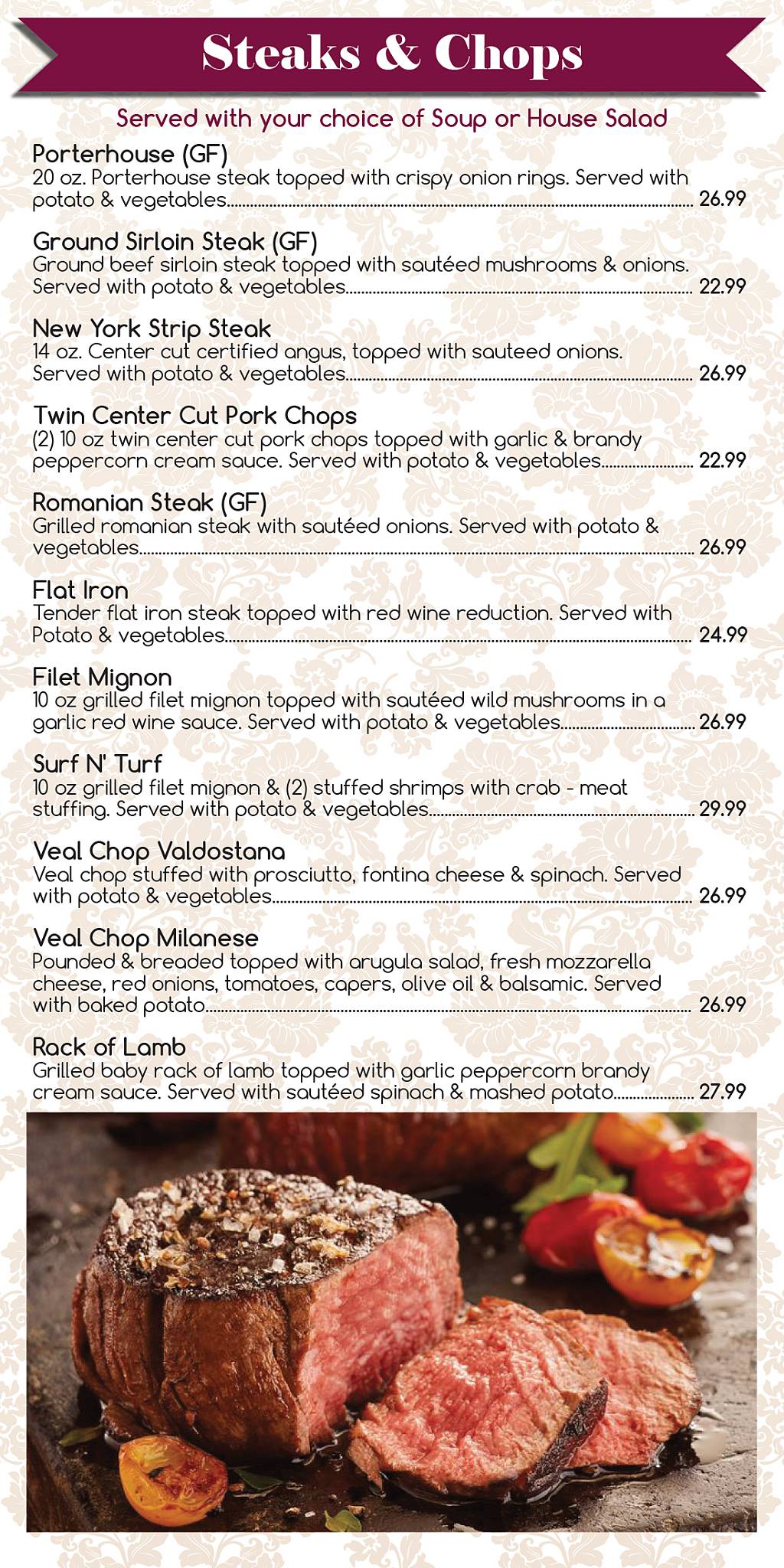 Menu at City Line Family Restaurant, New City