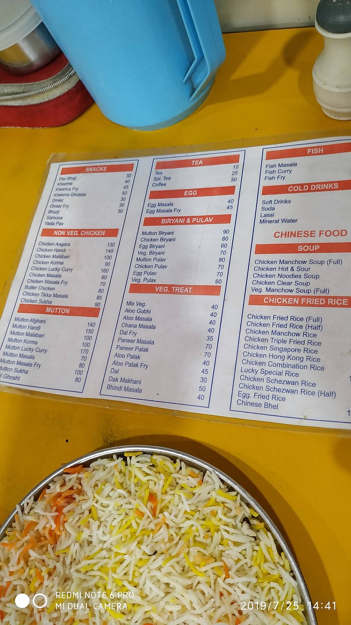 Menu at New Lucky Restaurant, Mumbai, Kurla West