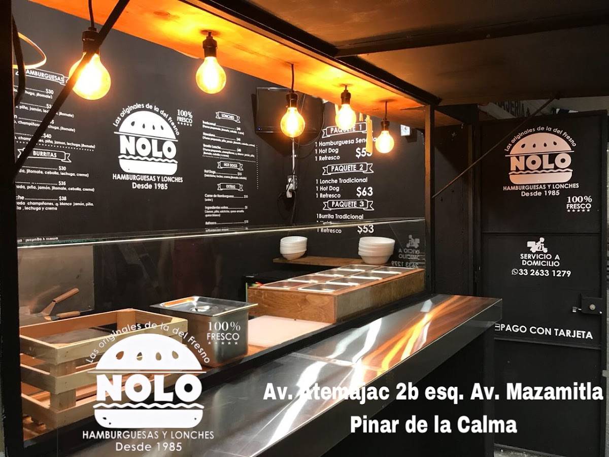 Menu at Nolo Hamburguesas y Lonches restaurant, Zapopan
