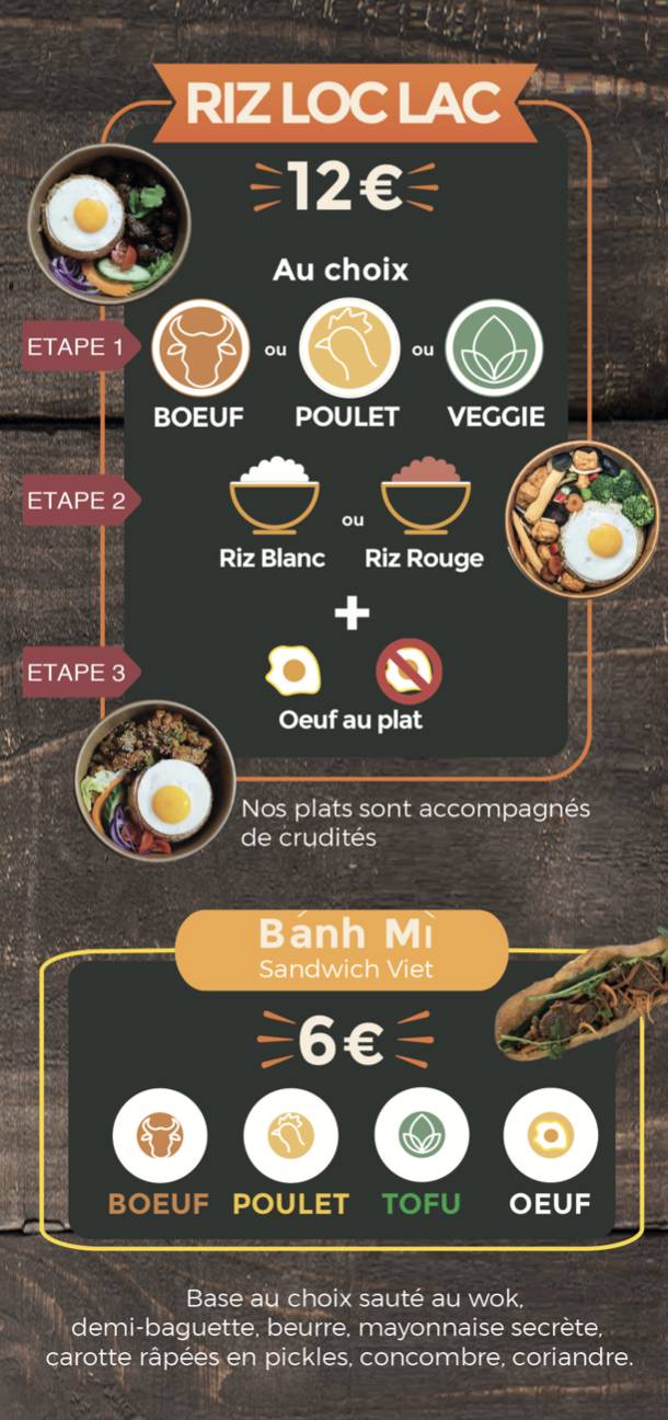 Menu at Ô LOC LAC ( Bordeaux ) restaurant, Bordeaux