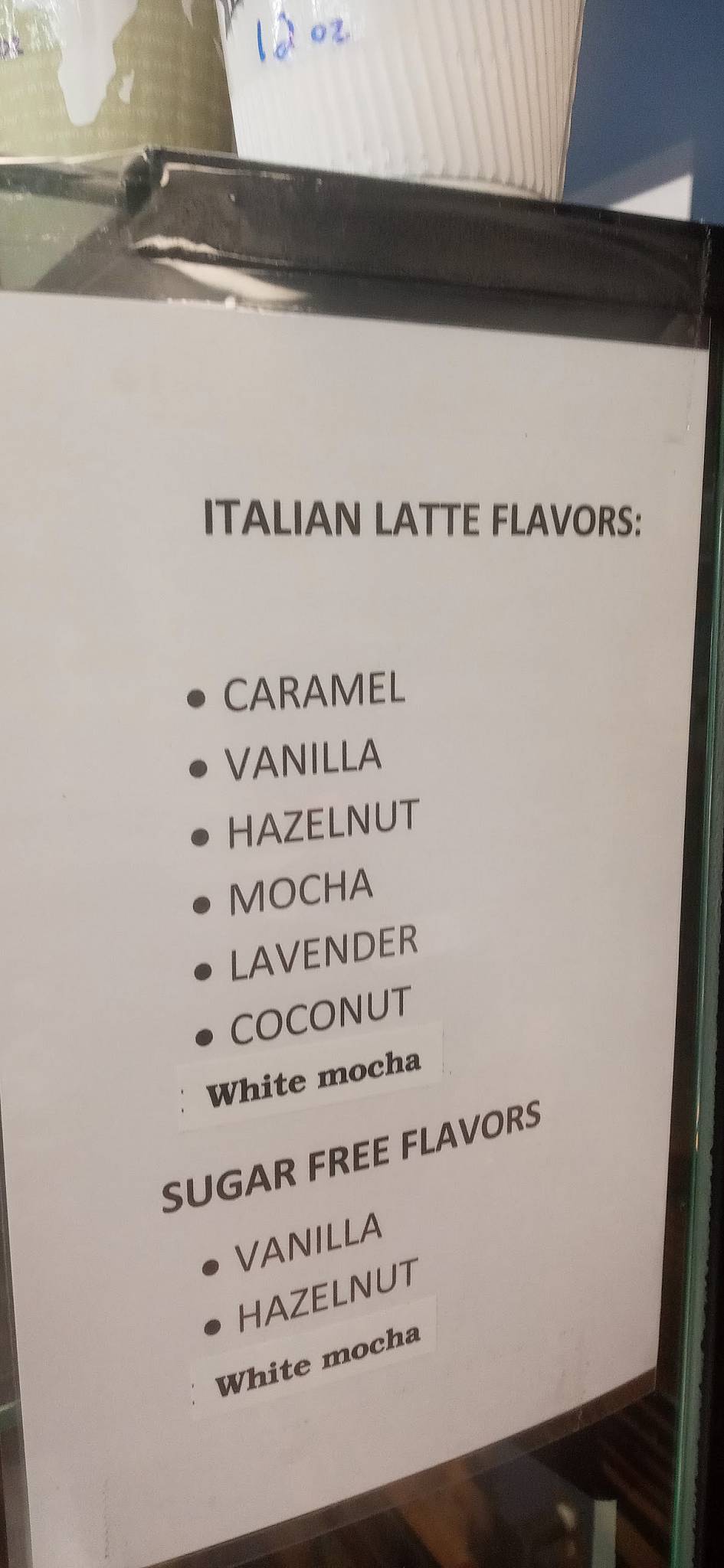 Menu at Organic Man Coffee Trike (Plus), Laredo