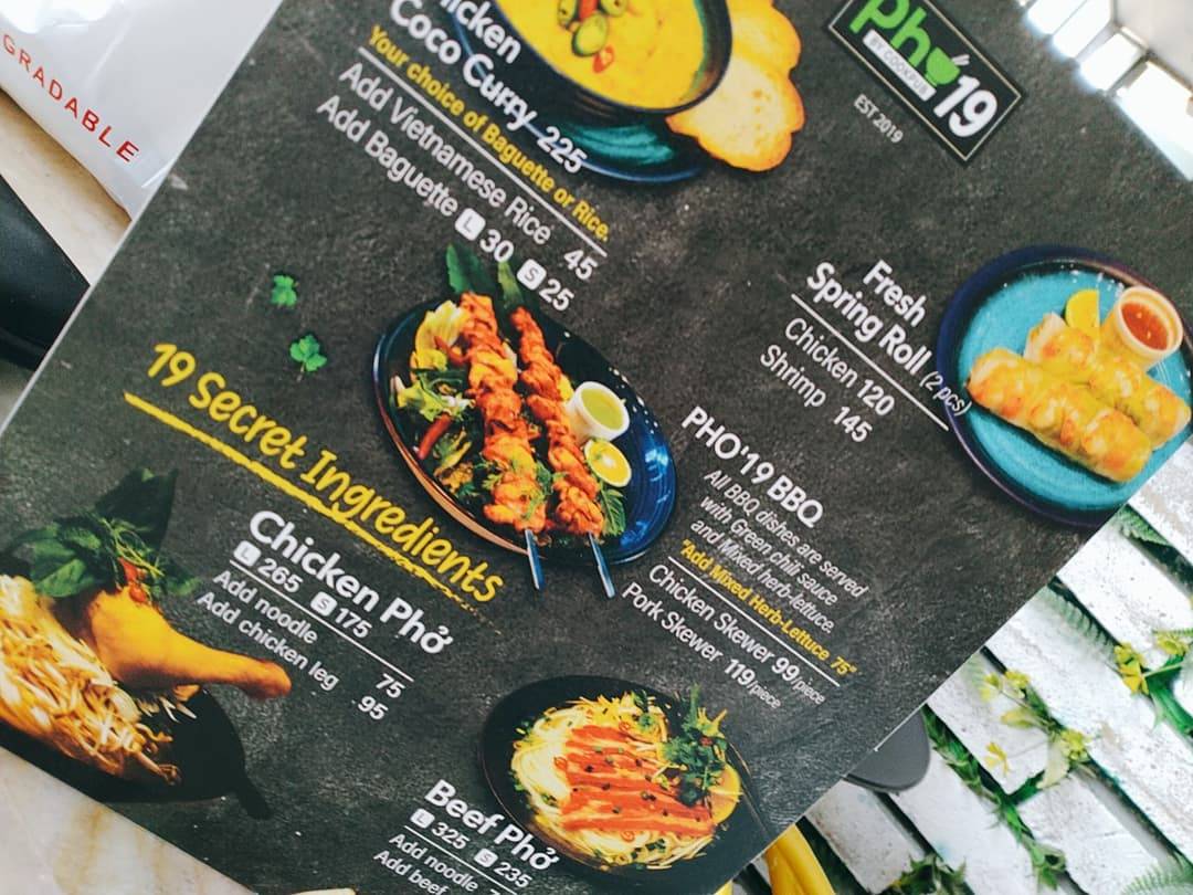 Menu at Pho19 - Mactan 포19 막탄점 restaurant, Lapu-Lapu City