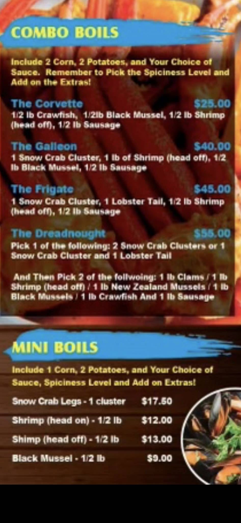 Menu at Pier 81 restaurant, Enid