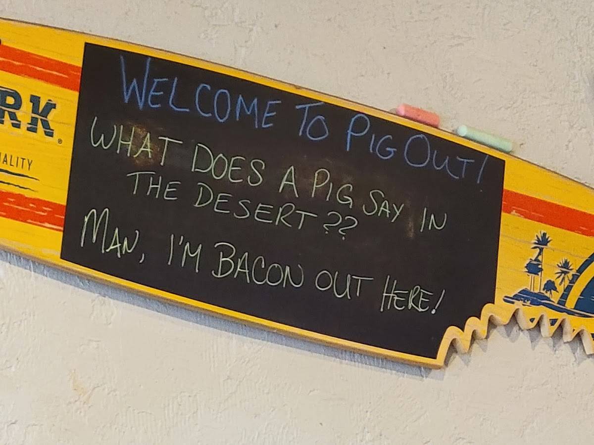 Menu at Pigout BBQ And Southern Soul Food, Bradenton