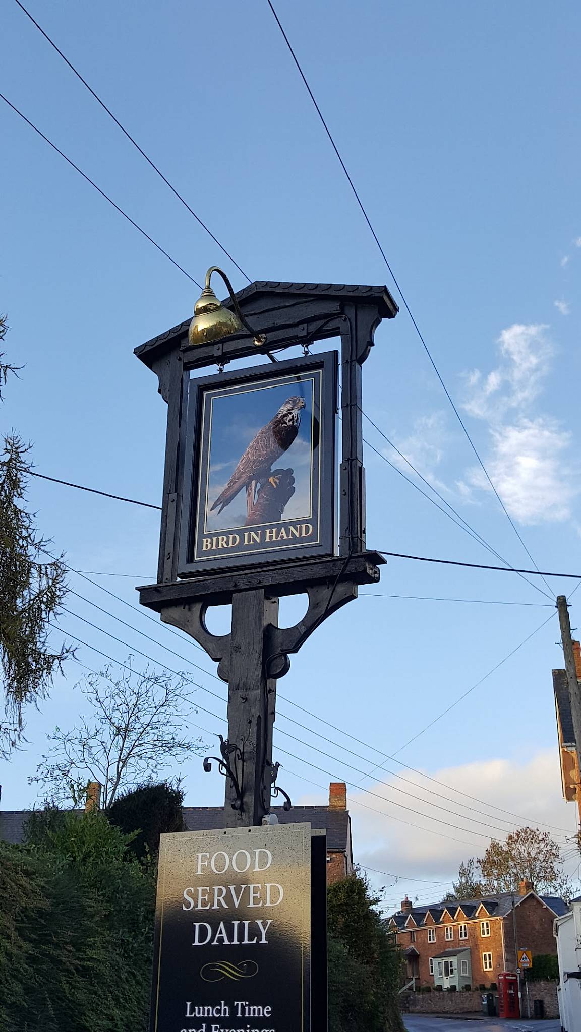 Menu at Bird In Hand pub & bar, Taunton, 34 Mount St