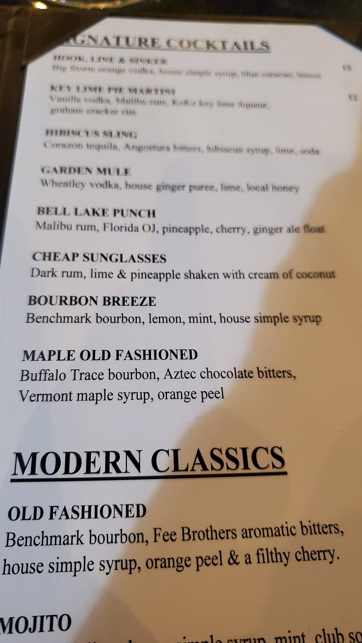 Menu at Stonewater Grill pub & bar, Land O' Lakes