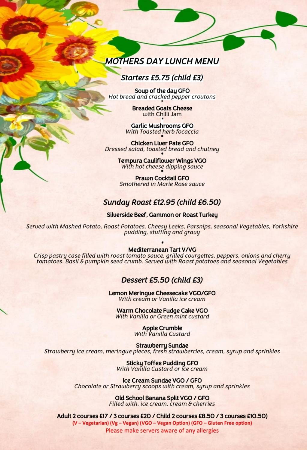 Menu at The Spotgate Inn pub & bar, Stone Rural