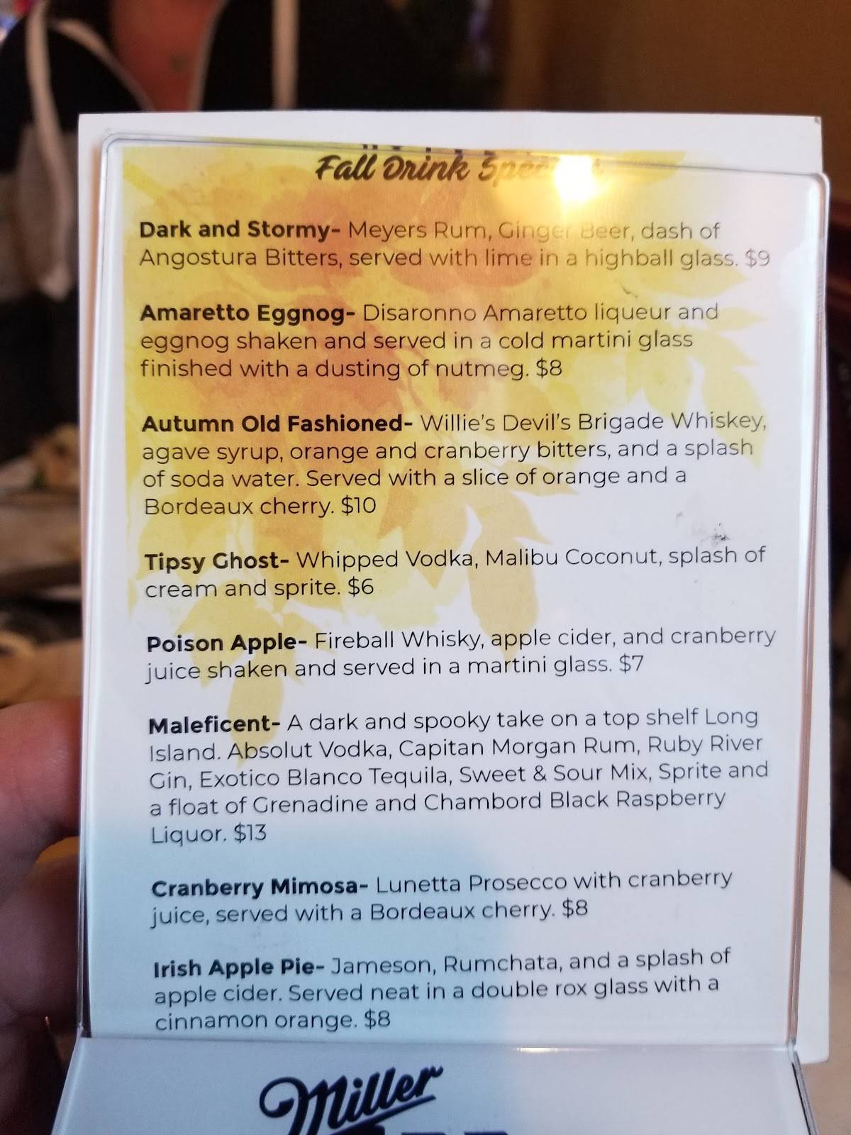 Menu at Woolzie's Willow Creek Cafe & Supper Club, Willow Creek
