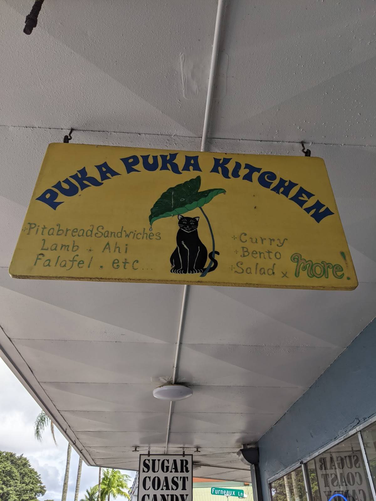 Menu at Puka Puka Kitchen restaurant, Hilo