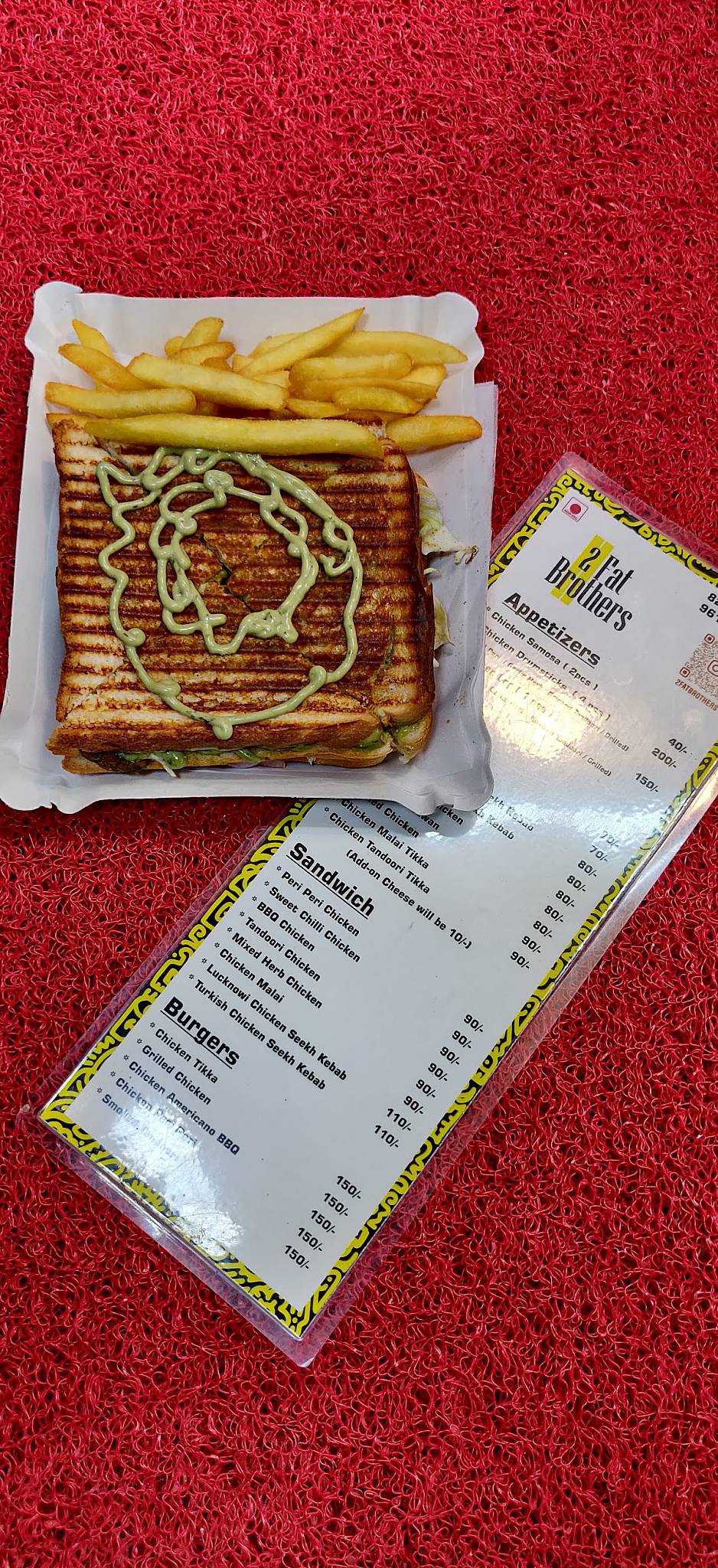 Menu at 2 FAT BROTHERS, Thane