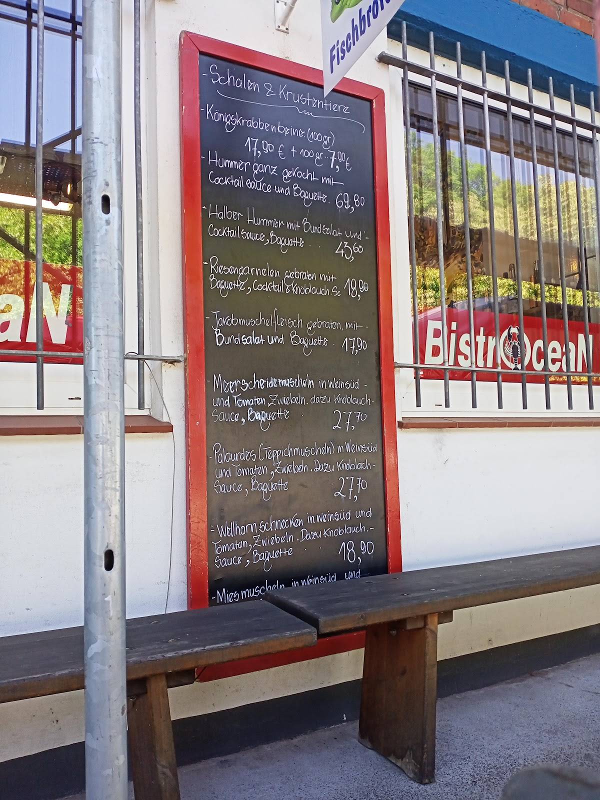 Speisekarte von Atlantik Fisch & BistrOceaN restaurant, Hamburg
