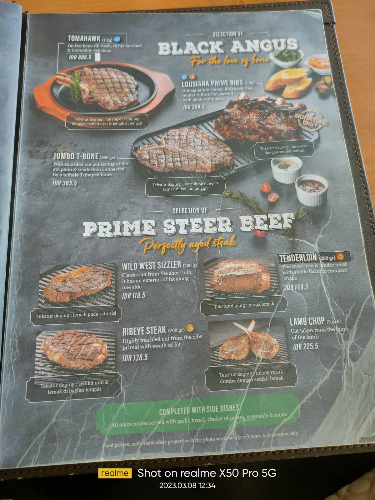 Menu at B'Steak Grill & Pancake Sedayu City Kelapa Gading restaurant ...