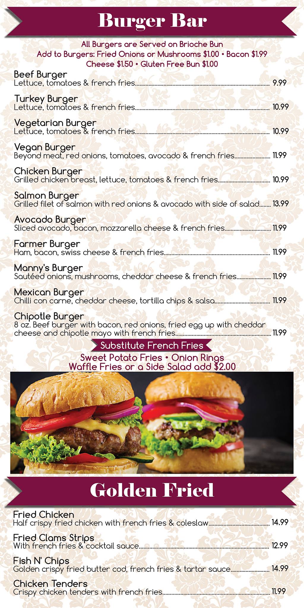 Menu at City Line Family Restaurant, New City