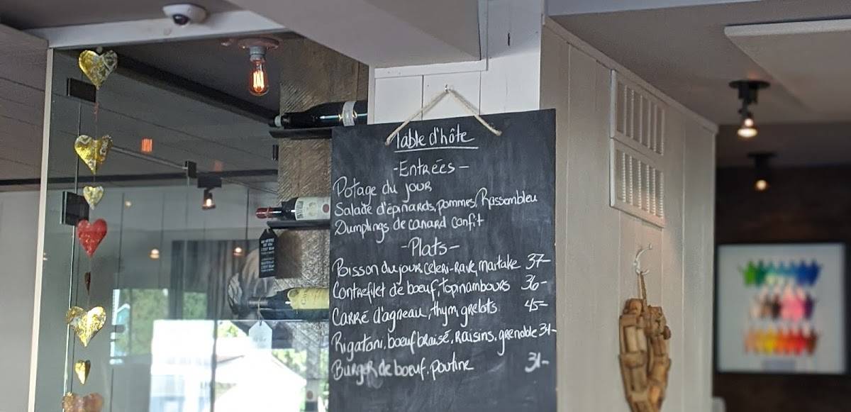 Menu au Restaurant Donalda, Sainte-Adèle