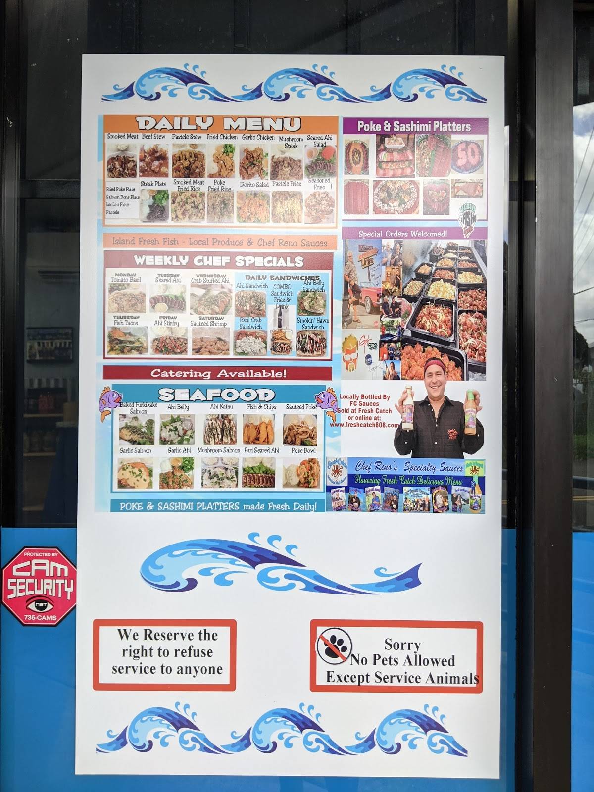 Menu at Fresh Catch Pearl City restaurant, Pearl City