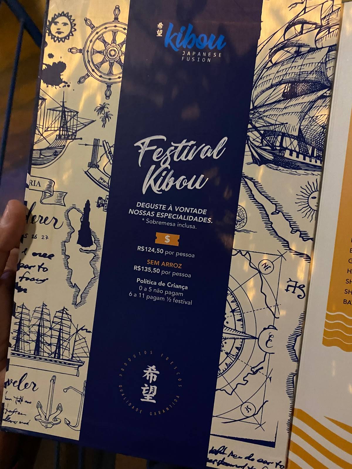 Menu em Kibou Fusion: Rodizio Japonês Ribeirão Preto restaurante ...