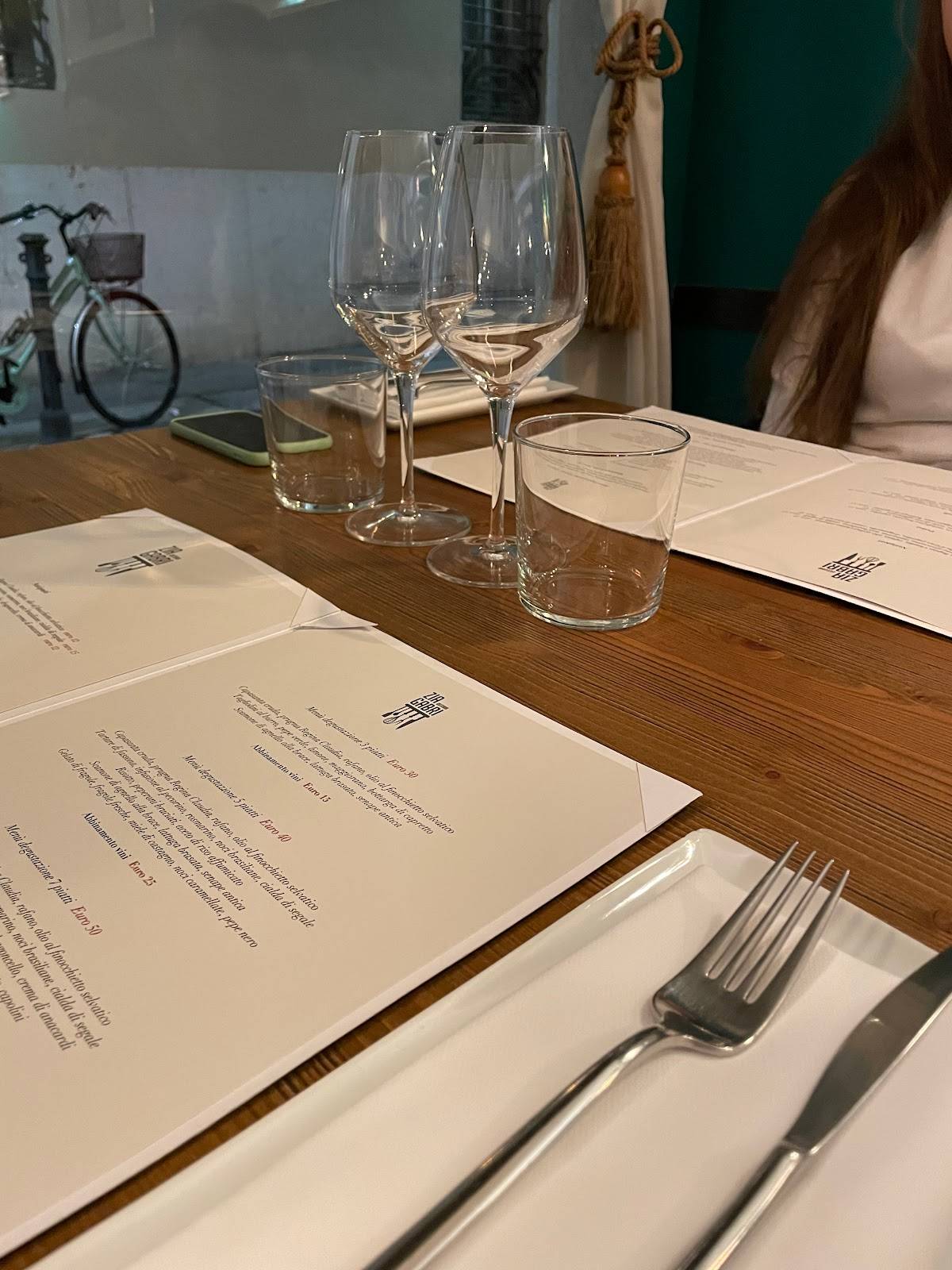 Menu da L'Osteria Della Zia Gabri ristorante, Brescia