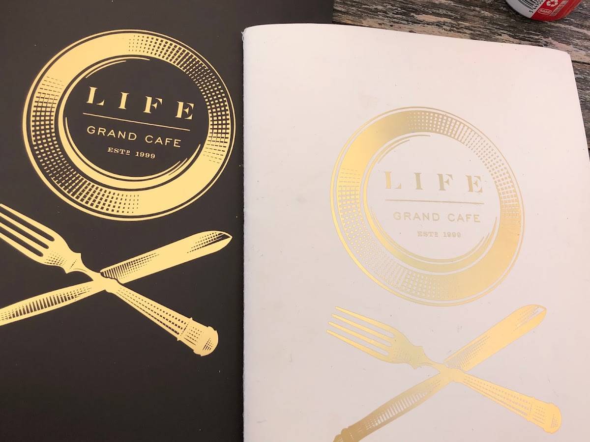 Menu at Life Grand Cafe Waterfront, Cape Town, 2 Pierhead Road