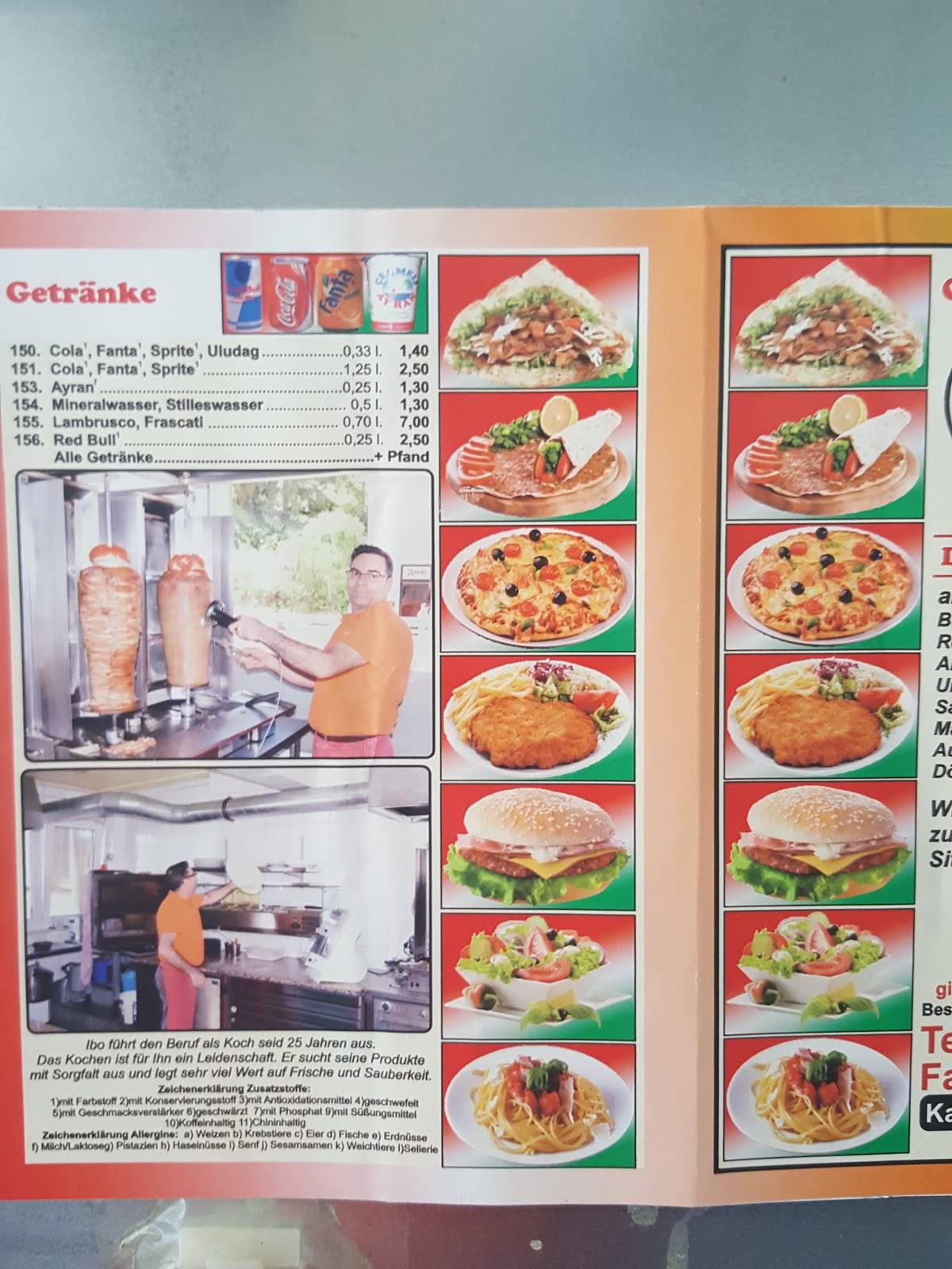 Speisekarte von Mek Döner & Pizza, Cölbe