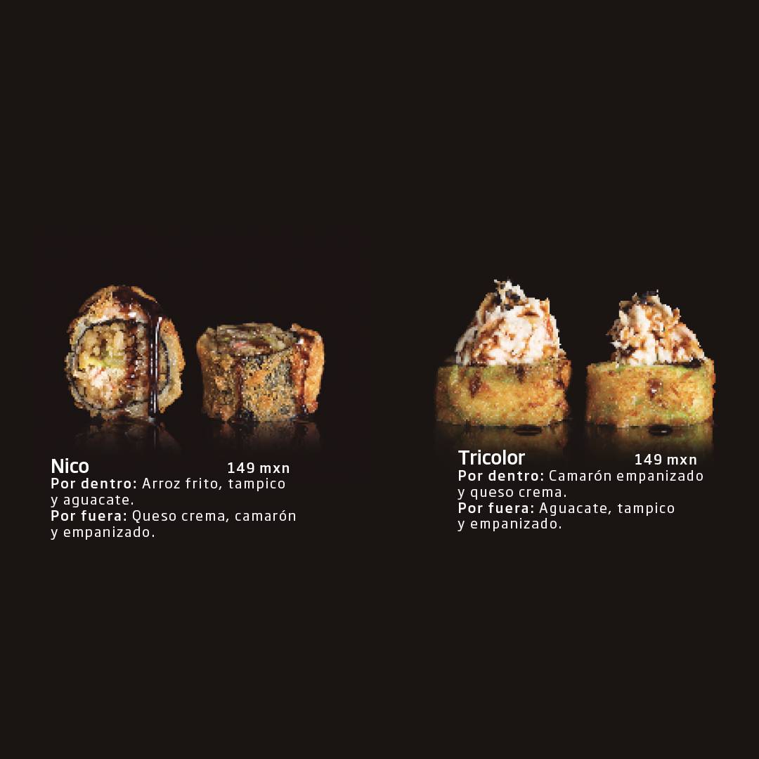 Carta del restaurante Nikkori Sushi Plaza Andenes, Hermosillo