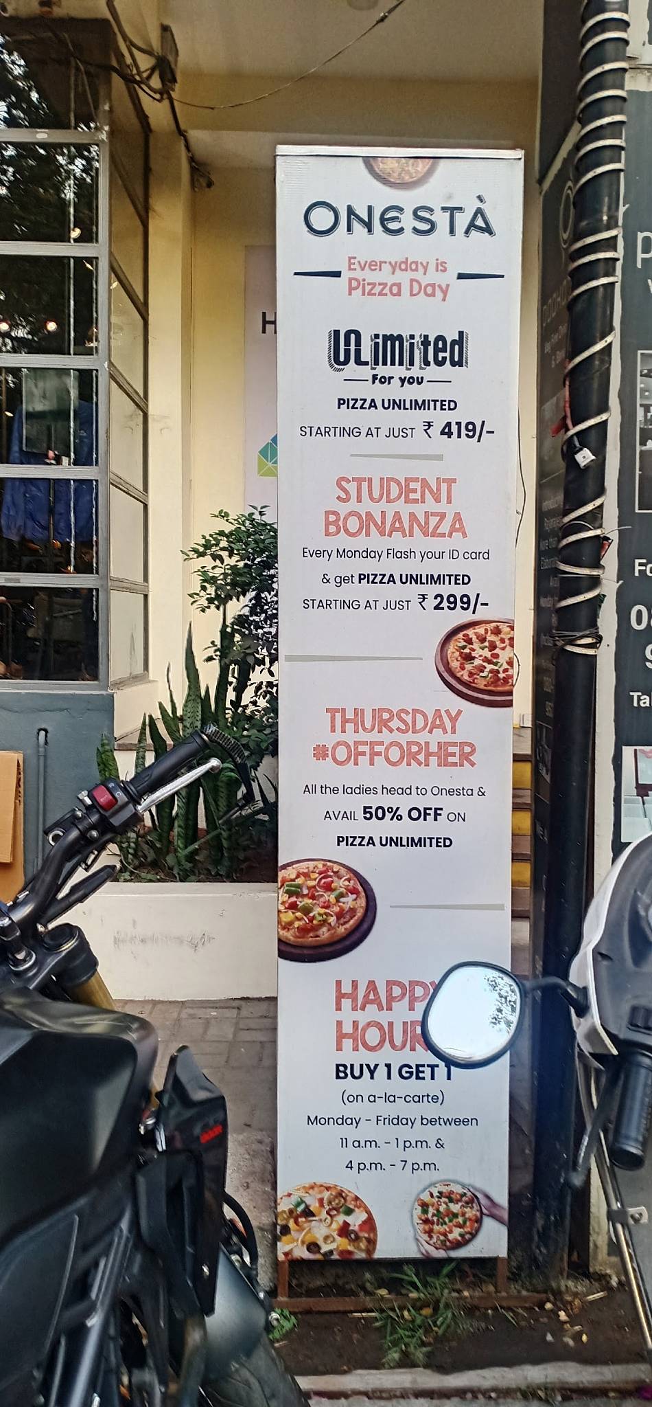 Menu at Onesta, Bengaluru, # 335