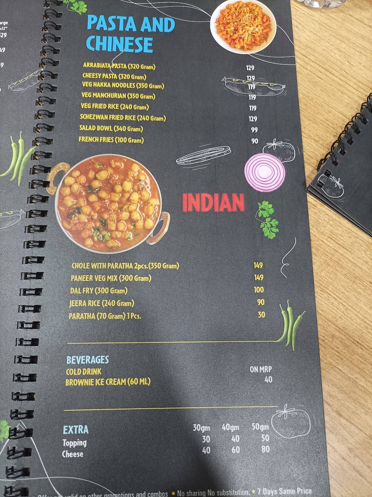 Menu at Real Paprika Gaya, Gaya