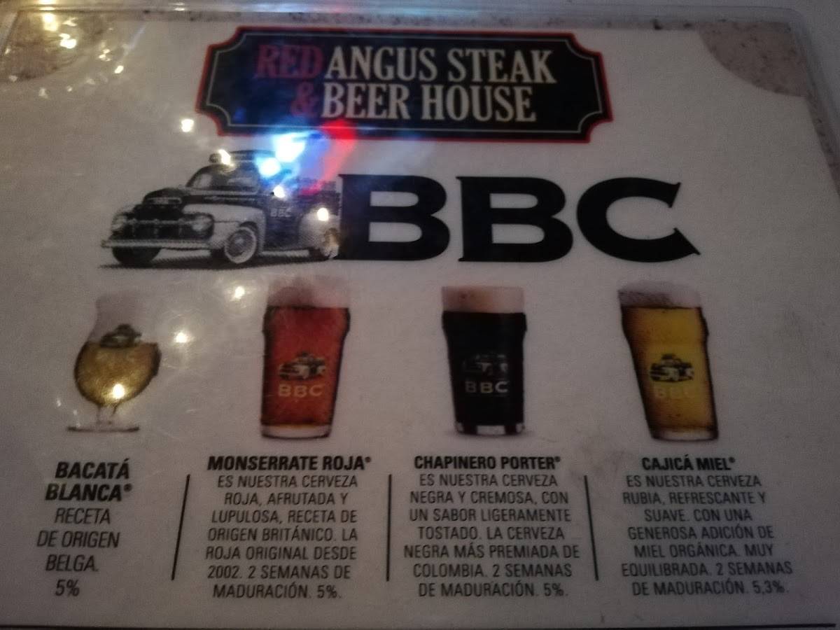 Carta del restaurante Red Angus Steak & Beer House, Bogotá, Av. La ...