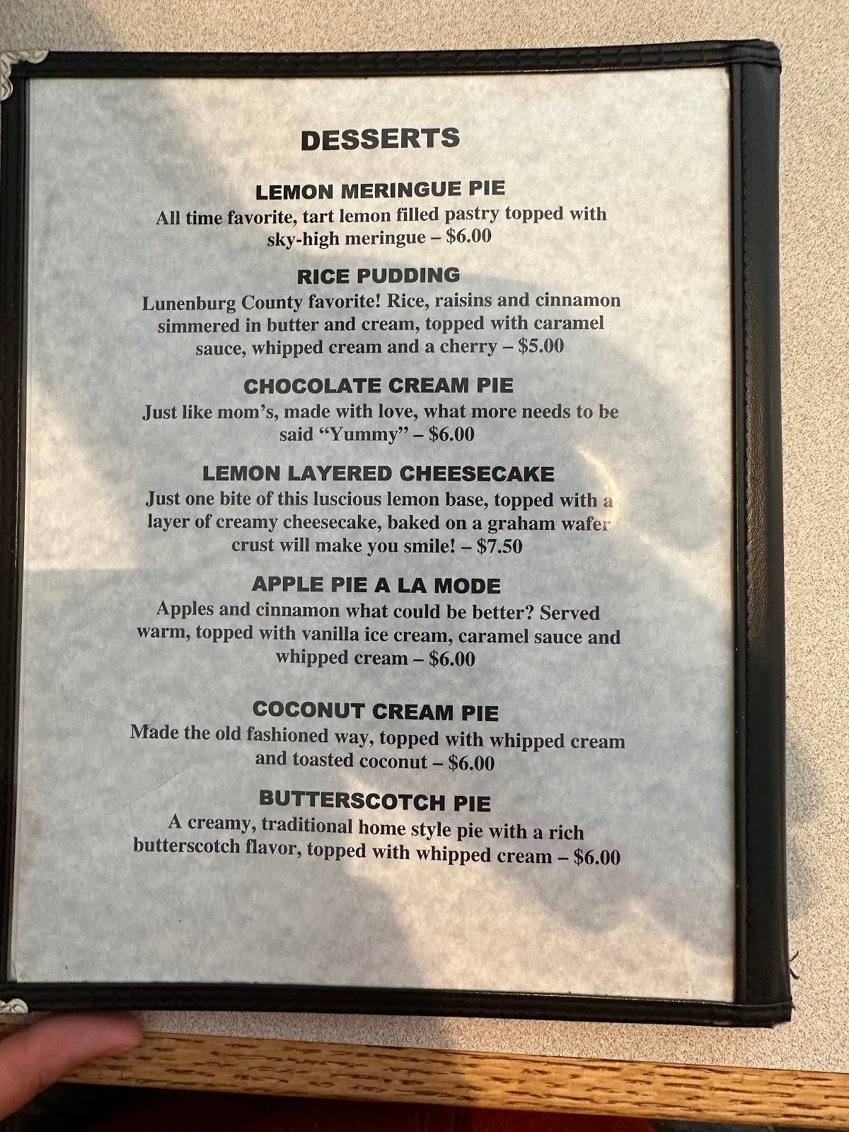 Menu at Waves Seafood & Grill restaurant, Bridgewater