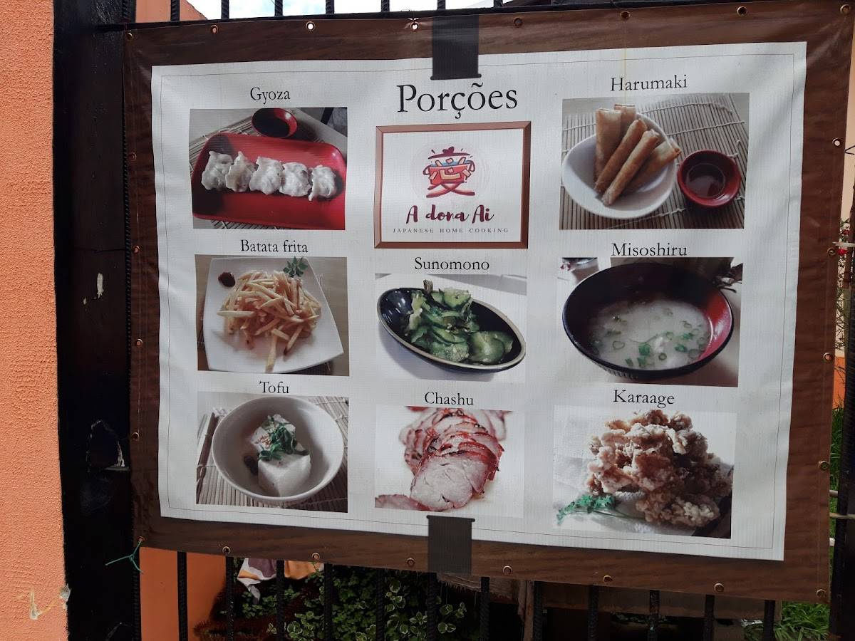 Menu em A Dona Ai Japanese Home Cooking restaurante, Curitiba