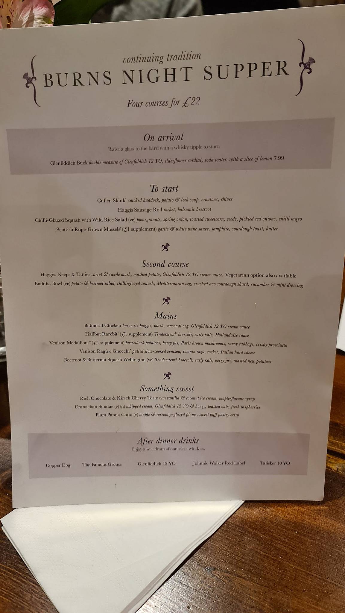 Menu at Riverside Inn pub & bar, Cound, Cound