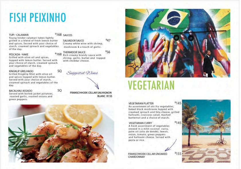 Menu at Rodizio Grill & Tapas restaurant, Sandton, Melrose Arch