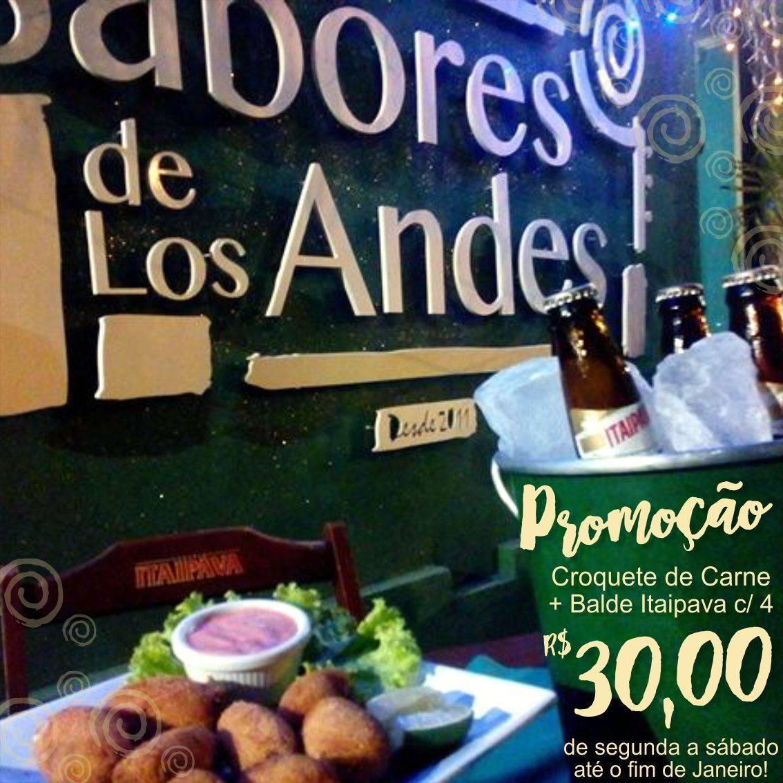 Menu em Sabores de los Andes restaurante, Barretos