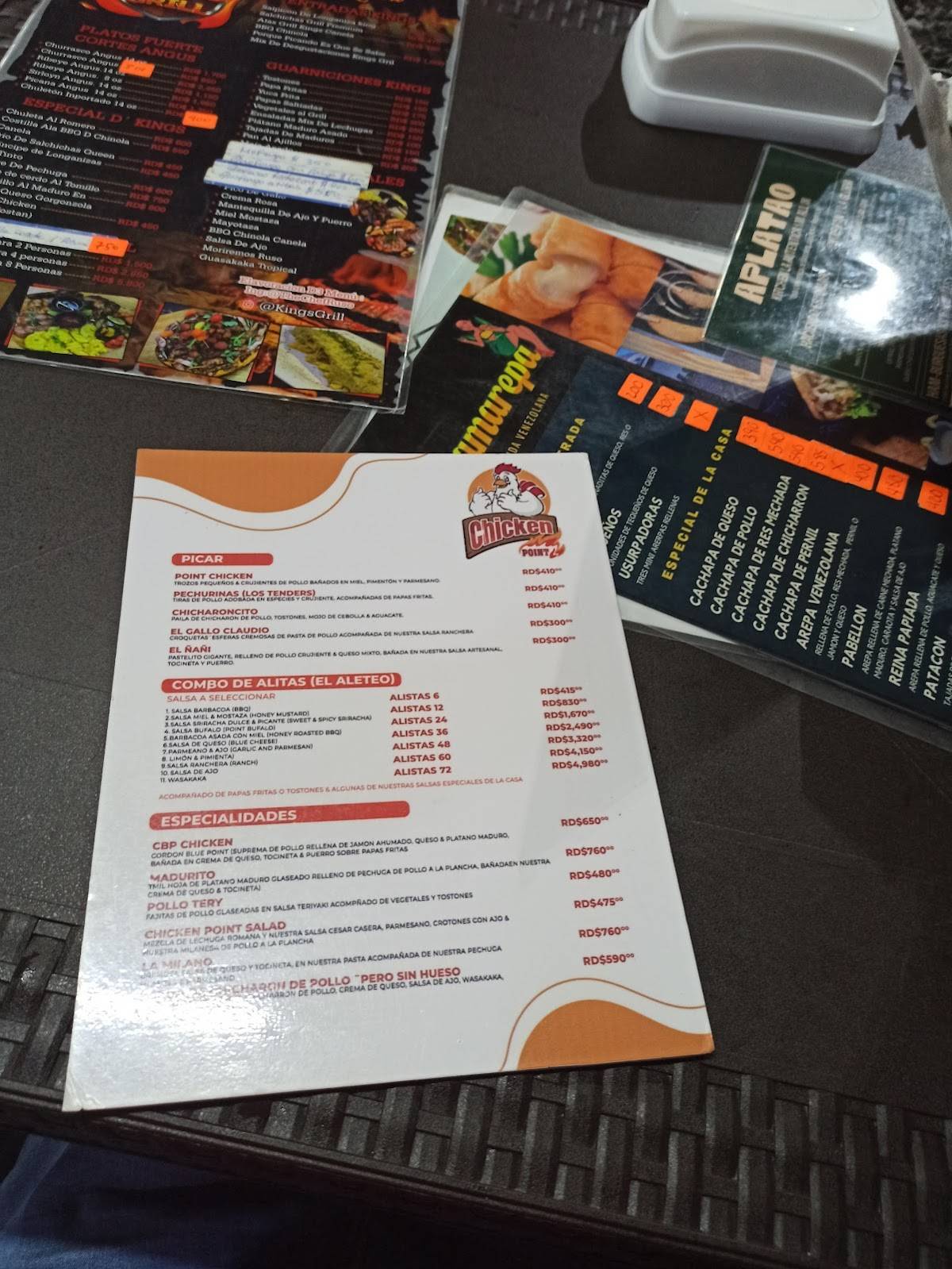Carta del restaurante Zone Eat Food Park, Santo Domingo