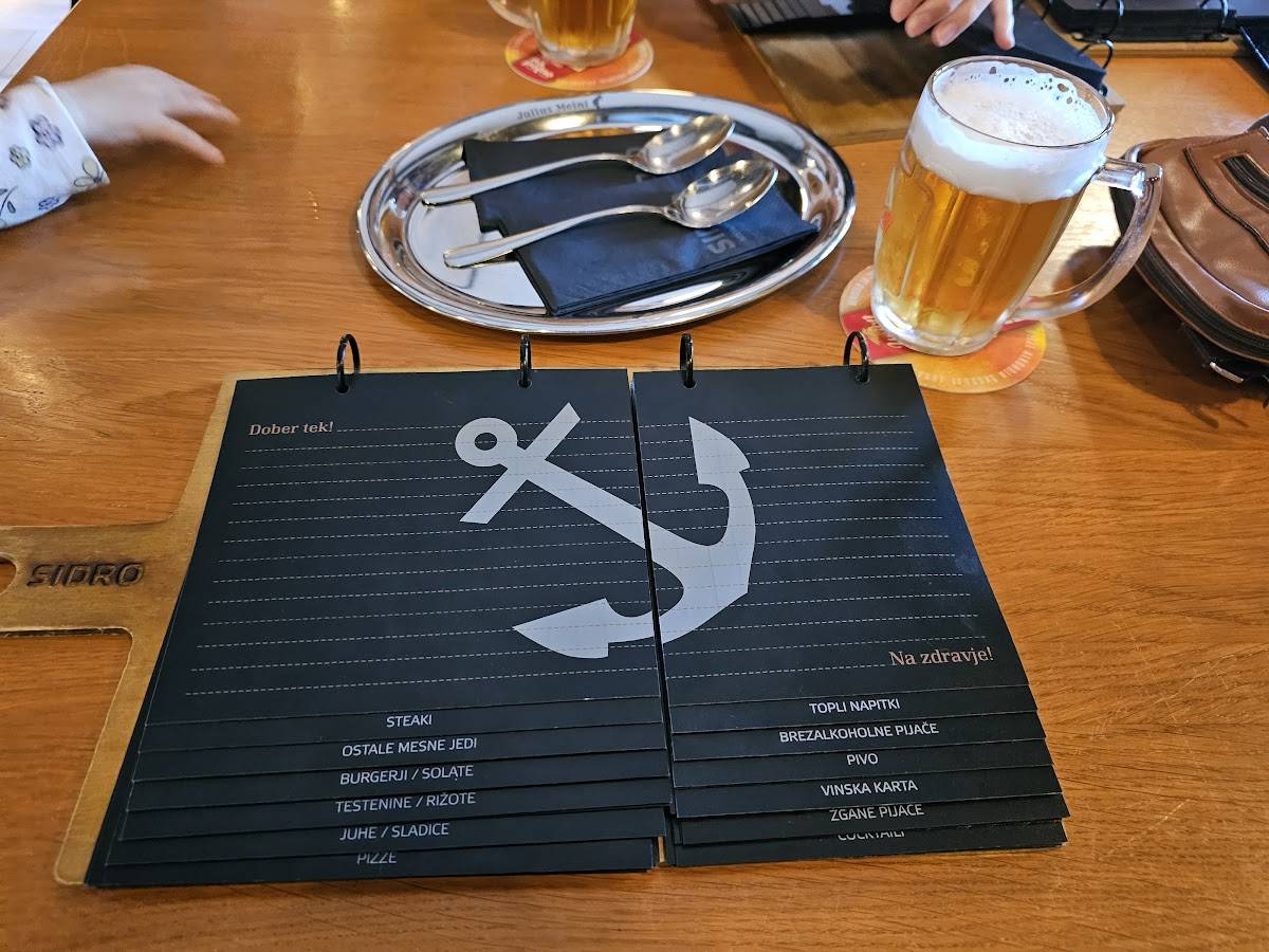 Menu da Sidro ristorante, Bresternica