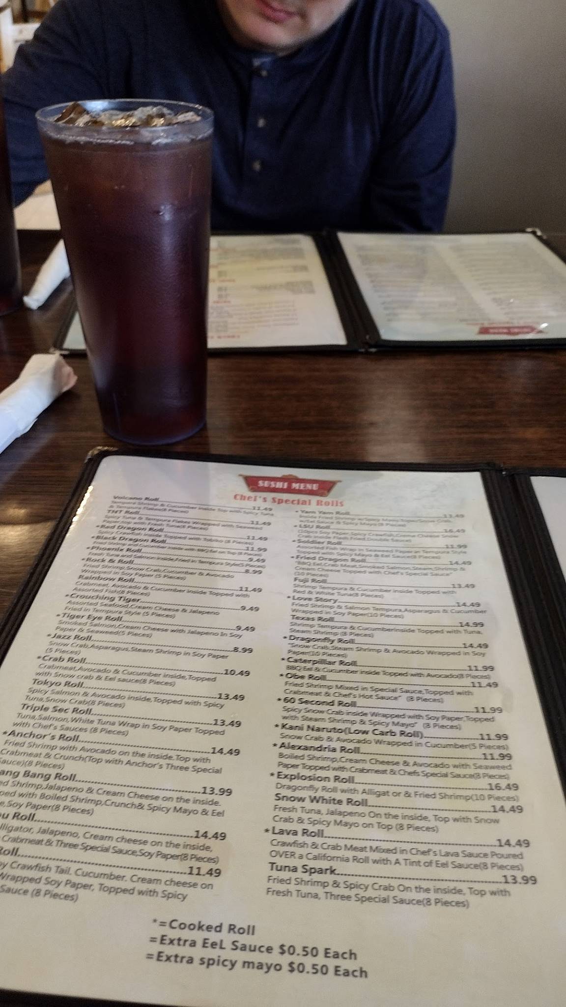 Menu at Red River Seafood & Steakhouse, Pineville, Monroe Hwy