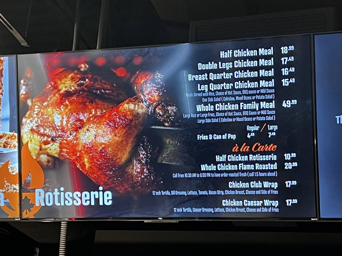Menu at THE BOMB FOODHALL restaurant, Georgina