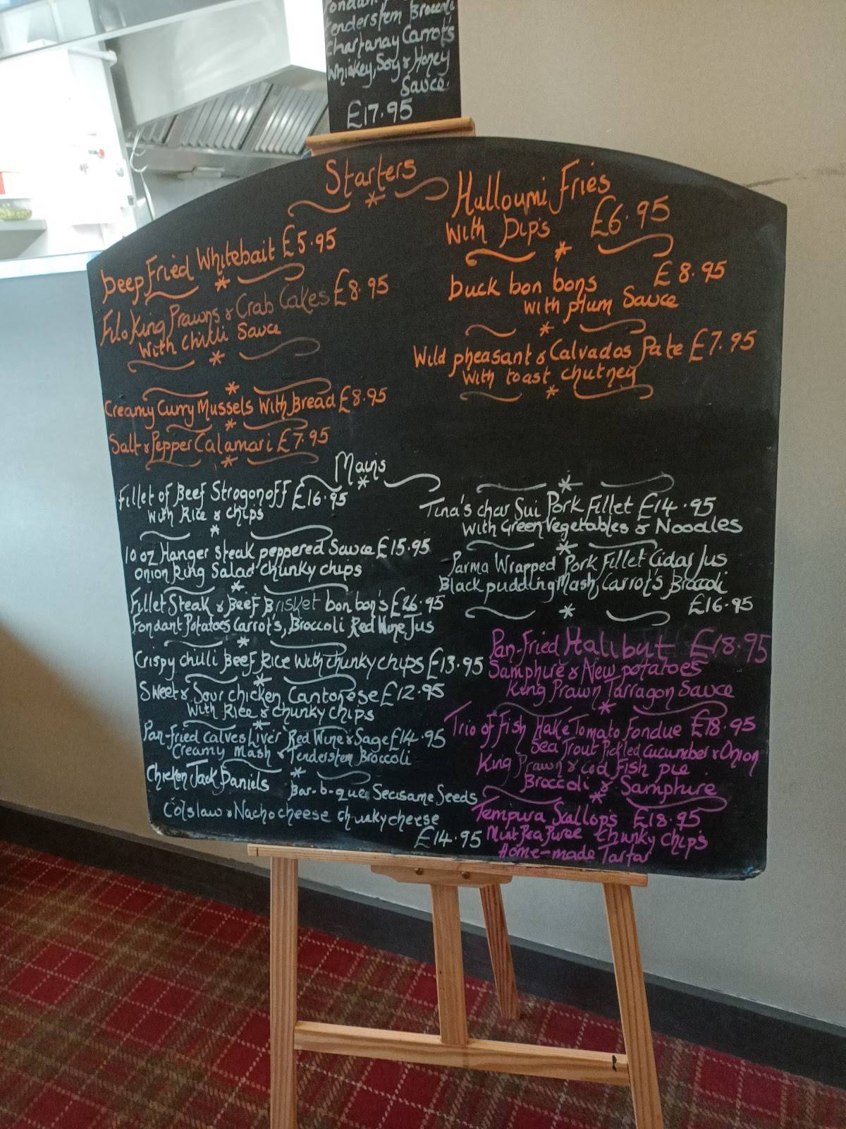 Menu at The Beach Bar Sutton on Sea, Sutton on Sea, Trusthorpe Rd
