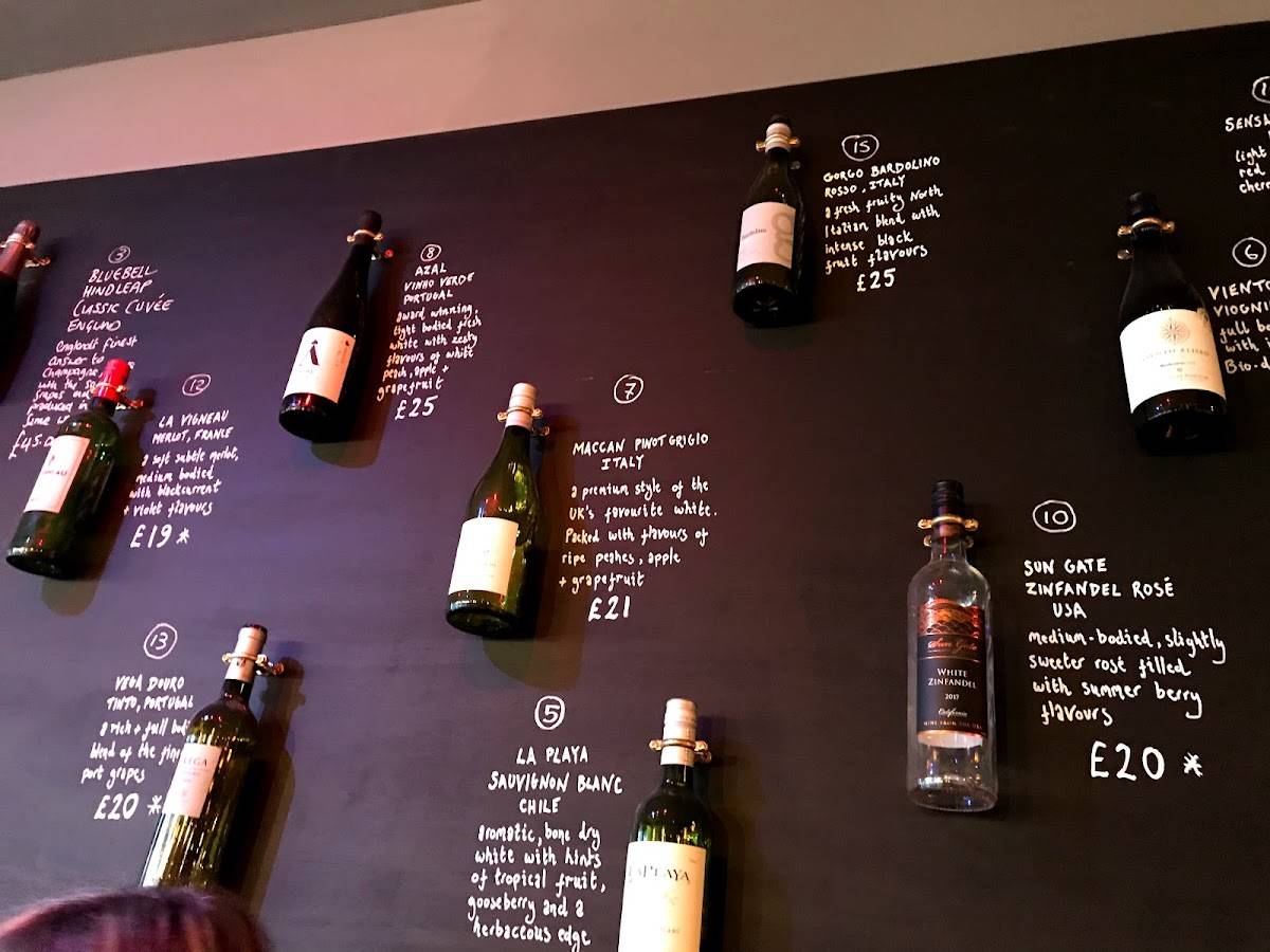 Menu at The Bunker Bar and Café, Christchurch